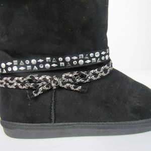 Justice | Shoes | Black Justice Girl Boots Size 6 | Poshmark